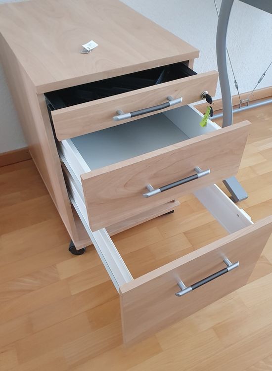 Corps de bureau, meuble à roulettes / Schreibtisch Korpus (Gebraucht ...