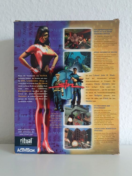PC Game SiN (1998) Big Box (Gebraucht) in Greifensee für CHF 50 – mit ...