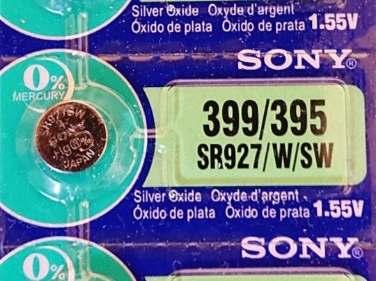 Sony SR927 SR927/W/SW 399/395 - 1.55V - Batterie Knopfzelle (Neu und ...
