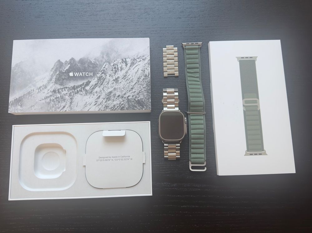 APPLE WATCH ULTRA mit Alpine & Edelstahl Armband (Neu (gemäss ...