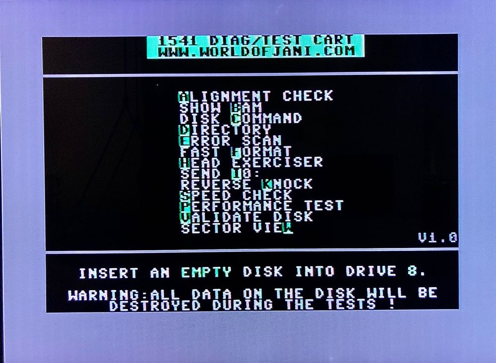 Diag64cart Commodore C64 Diagnose & Laufwerk justage Karte (Gebraucht ...