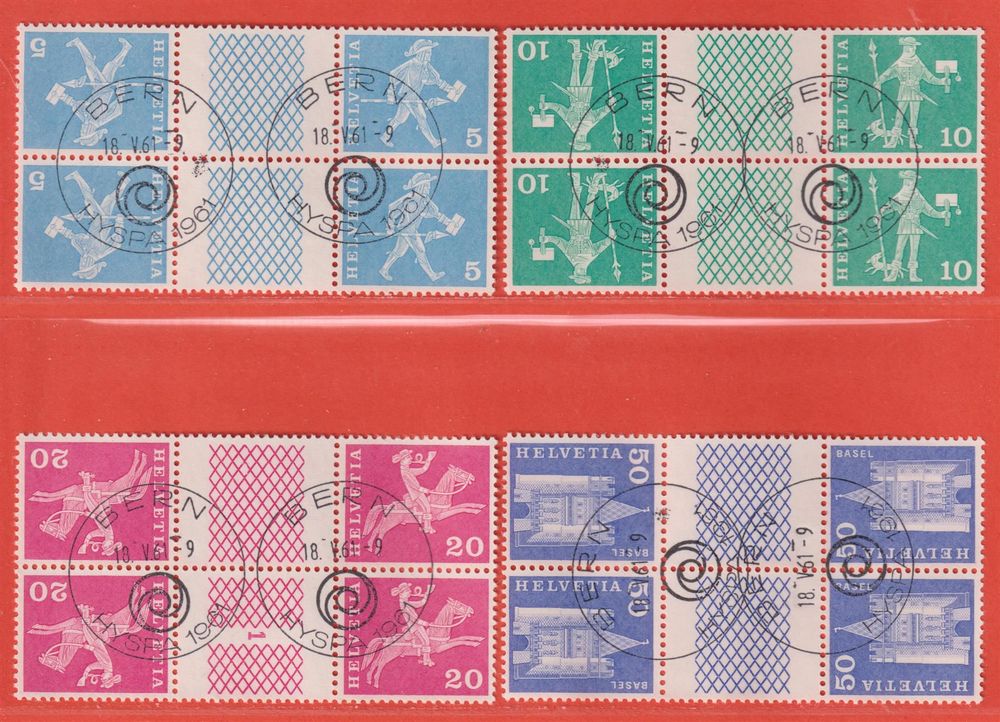 18.V.61 BERN HYSPA S63 - S66 (Antik) in Sarmenstorf für CHF 5 – mit ...