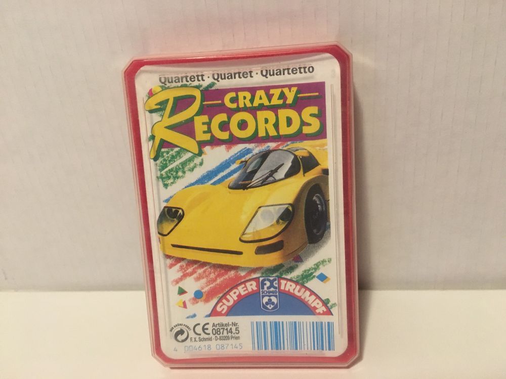 Quartett - Crazy Records - F. X. Schmid - 1993 (Gebraucht) in Andwil SG für CHF 3.5 – mit ...