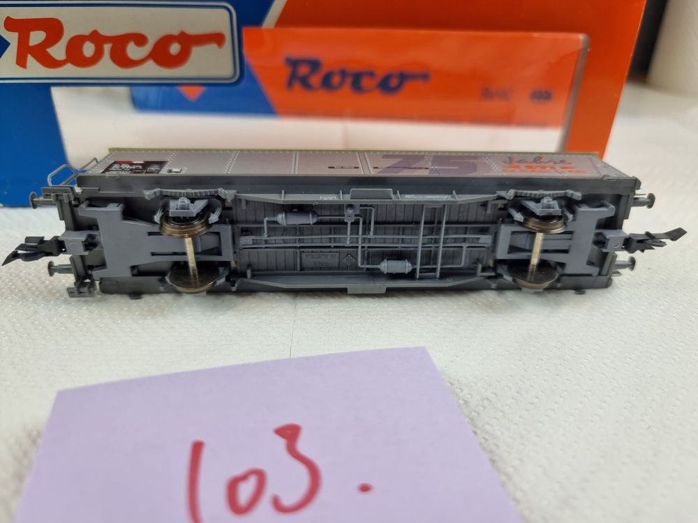 ROCO Güterwagen 75 Jahre Biel-Täuffelen-Ins Bahn H0 DC 1:87 (Neu (gemäss Beschreibung)) in ...