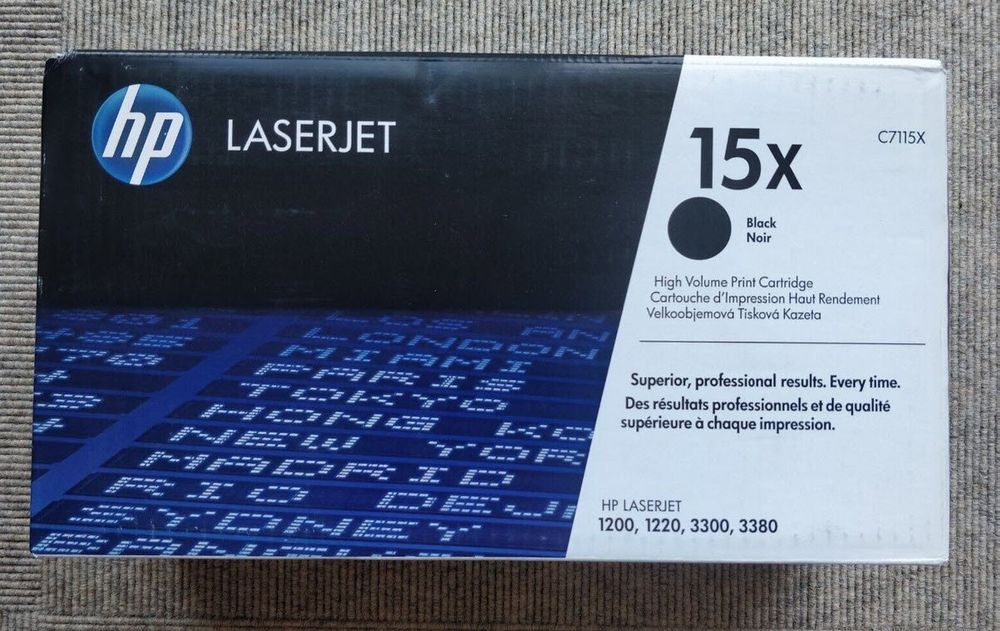 HP LaserJet 1005, 1200, 3320, 3330, 3380 Toner, 15X, C7115X (Neu und ...