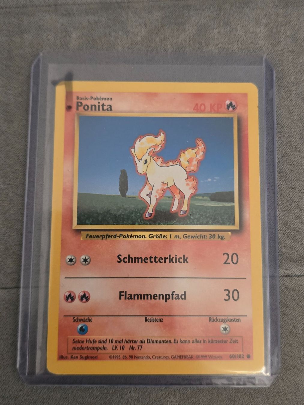 🇩🇪 Pokemon Base 》Ponita 60/102 (Gebraucht) in Niederbipp für CHF 6 ...