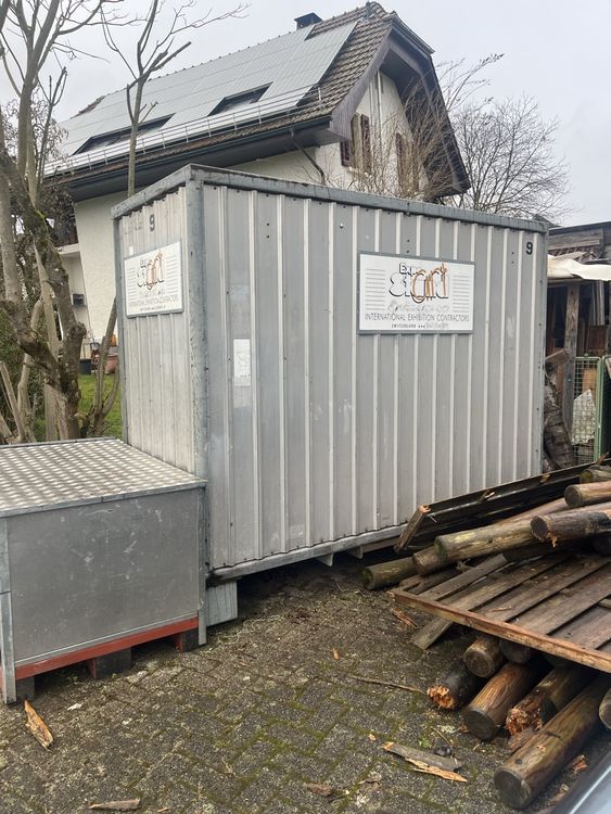 Verk. Lagercontainer 2.6m x 2.4m x 2.1m, ideal für Winterlag (Gebraucht ...