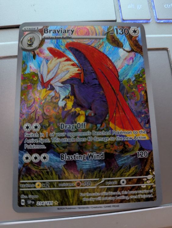 Braviary Secret Rare Holo Nr. 214/191 Pokémon Karte (Gebraucht) in ...