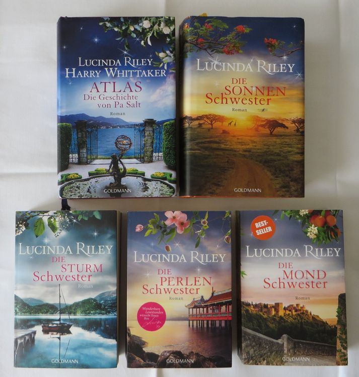 5 BÜCHER LUCINDA RILEY, ATLAS, DIE 7 SCHWESTERN, 2 GEB. 3 TB | Kaufen ...