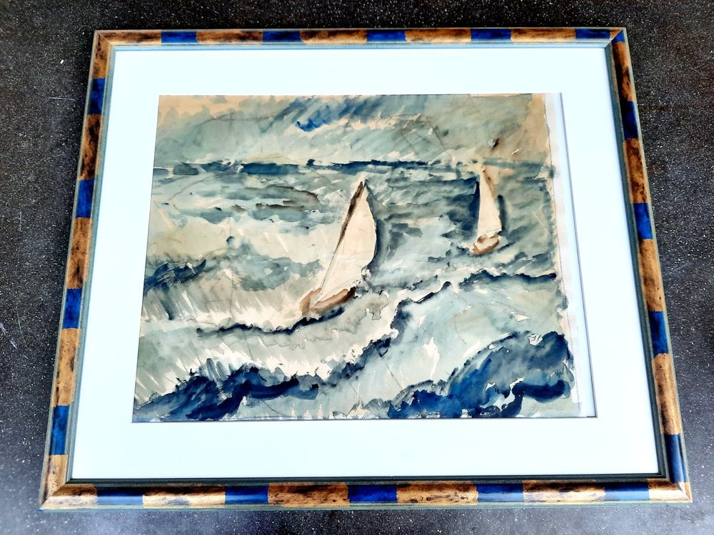 ️ ️ ️"JEAN APHOTÉLOZ" SUPERBE ET RARE AQUARELLE | Kaufen auf Ricardo