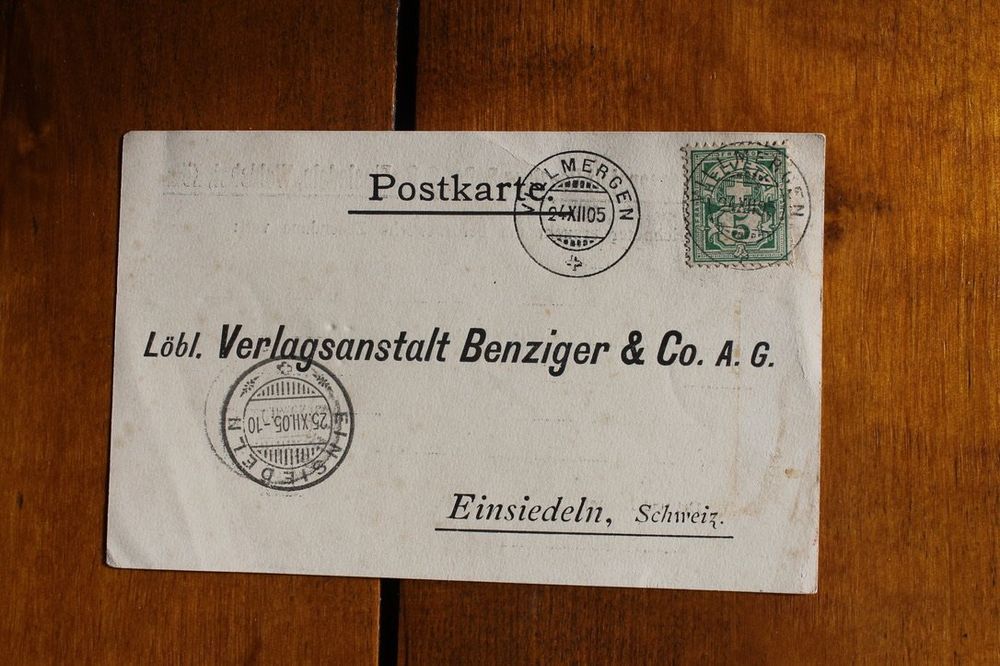 1905 PK, Verlagsanstalt Benziger, gel. ab Villmergen | Kaufen auf Ricardo