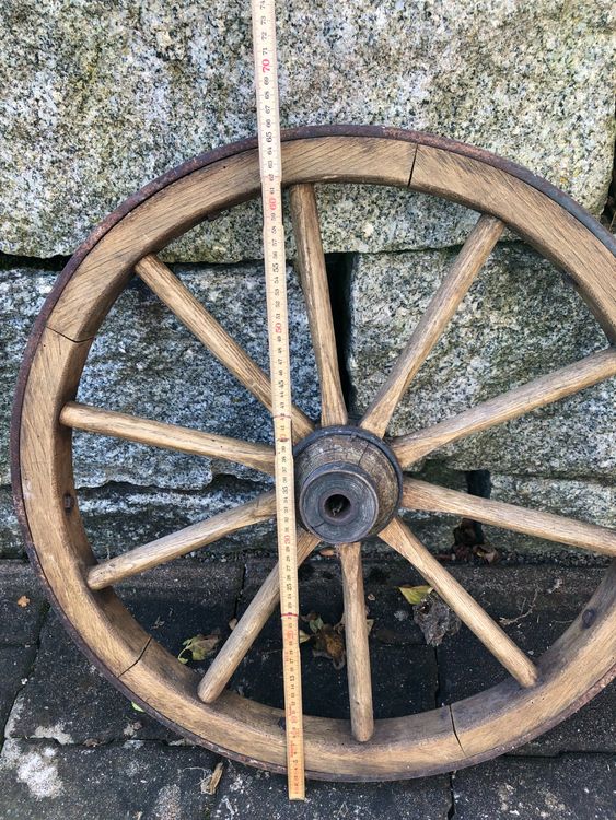 Original Holz Wagenrad: 3 Wagenräder im Set (Gebraucht) in Truttikon ...