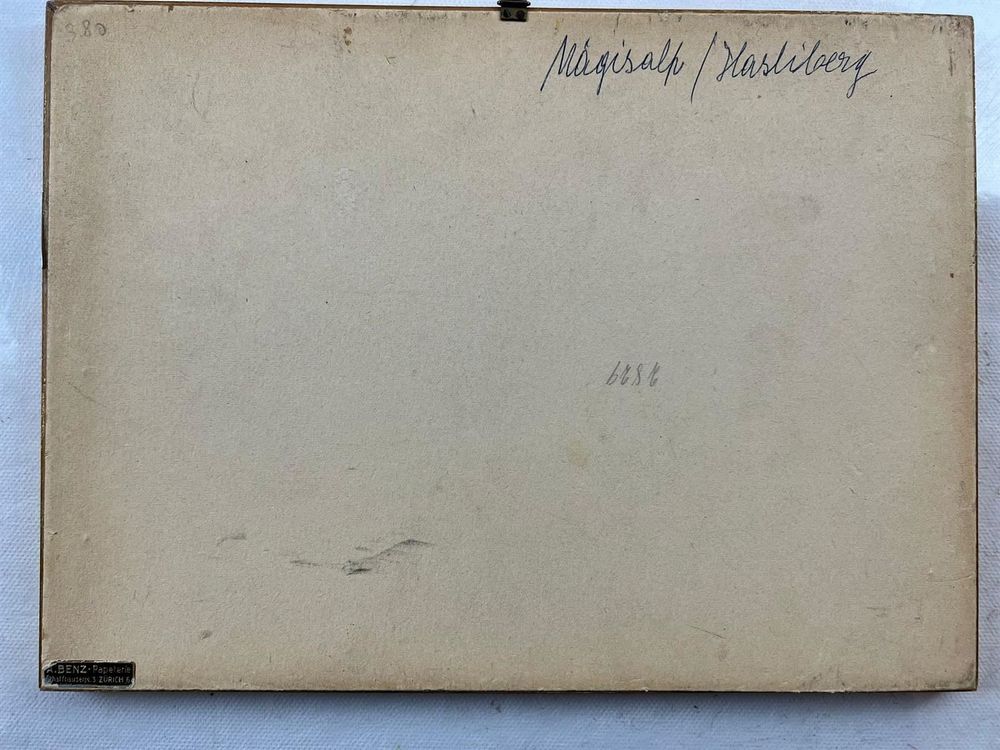 Antike Landschafts Aquarell sig & notiz. | Kaufen auf Ricardo