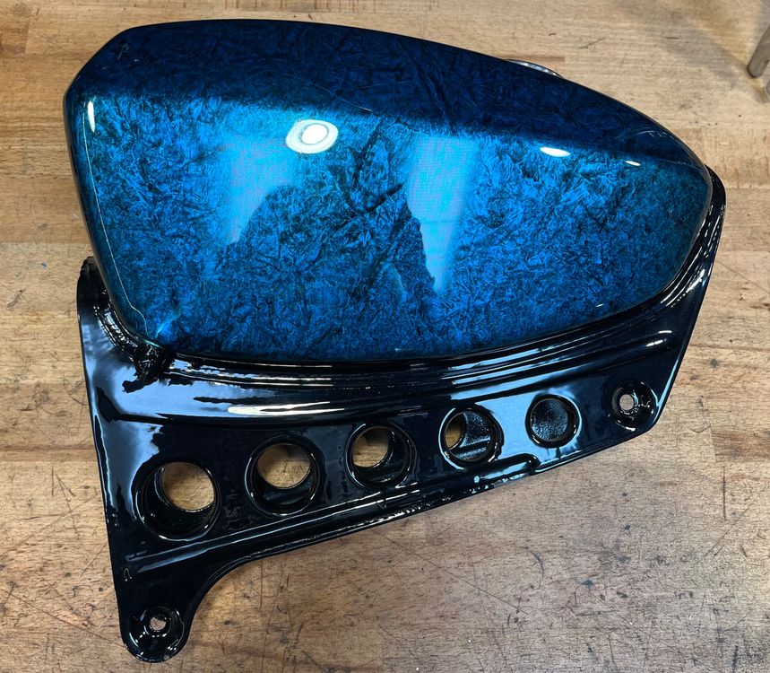 Puch X30 NS Rahmen + Tank + Gabel schwarz, Neuaufbau ⑤ №62 (Gebraucht ...