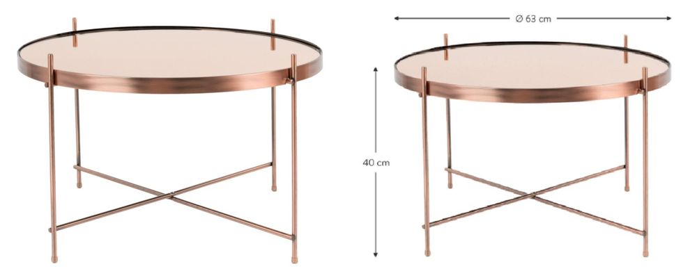 2x Zuiver Glastische in Top Zustand (Gebraucht) in Brittnau für CHF 149 ...