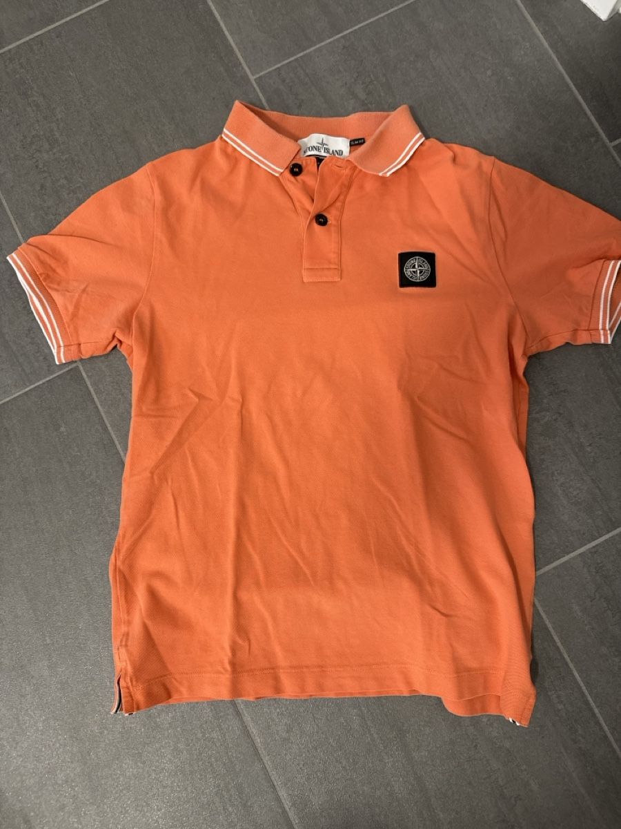 Polo Stone Island orange - Taille slim fit - État impeccable (D ...