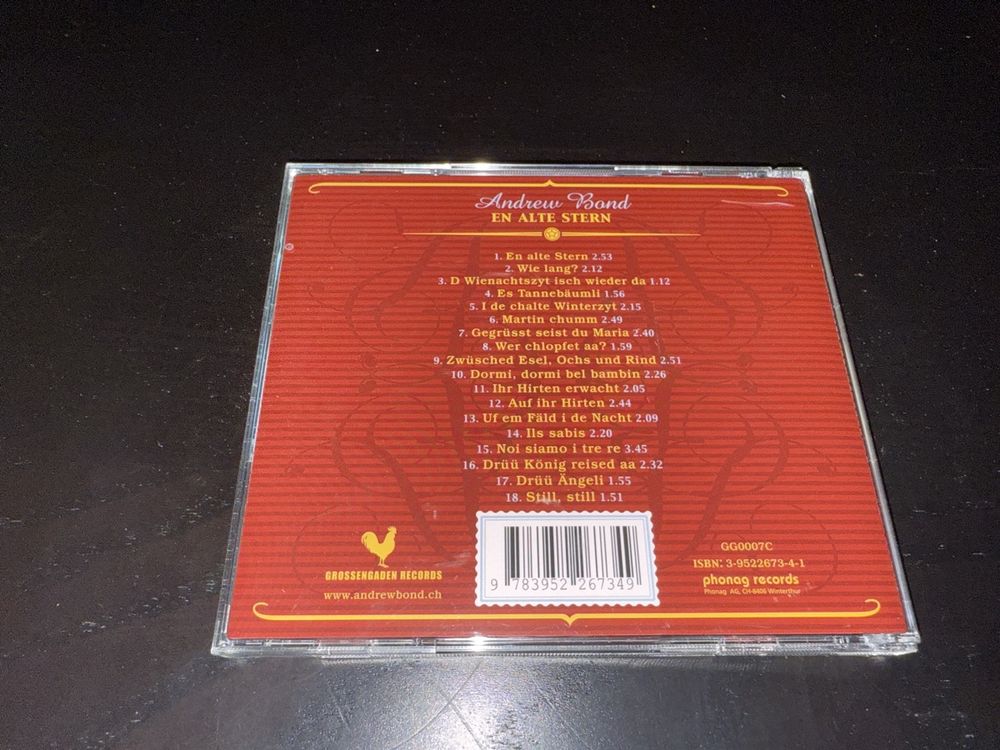 Andrew Bond CD "En alte Stern" - Schwizer Weihnachtslieder (Gebraucht ...
