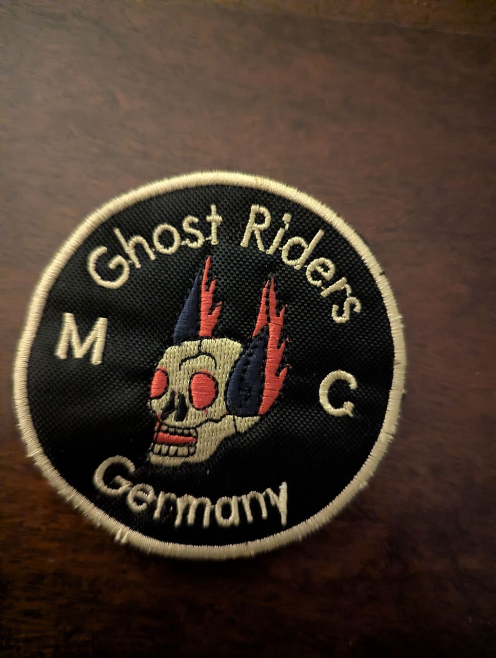 Ghost Riders MC Germany Aufnäher, Skull, Top Zustand! (Neu und ...