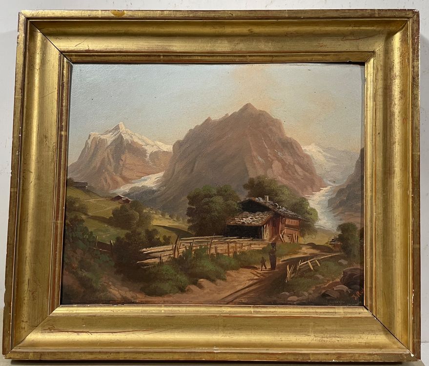 Antikes Berglandschaft Gemälde unleserlich Signiert (Gebraucht) in Root für CHF 99 – nur ...