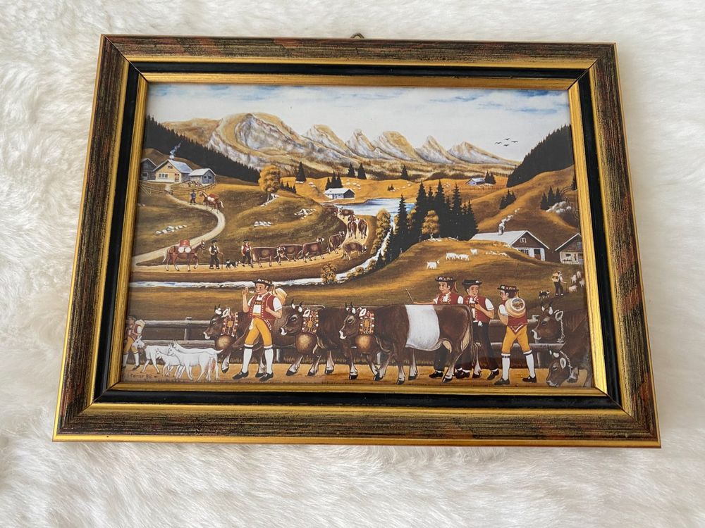 Appenzellerbild - Bauernmalerei - Kunstdruck (Gebraucht) in Unterterzen ...