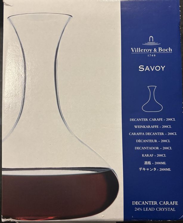 Carafe à décanter Villeroy et Boch collection Savoy (Neuf (Voir description)) à Cudrefin pour ...