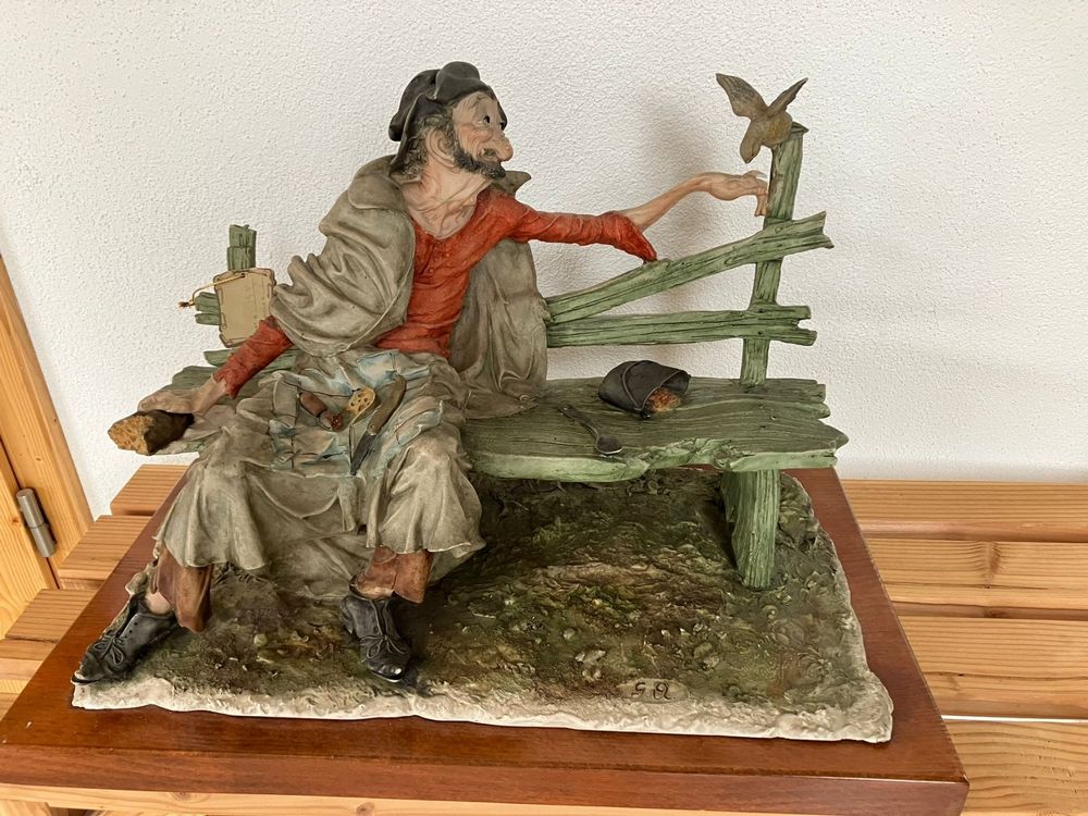 Keramikskulptur "Clochard " von Capodimonte (Gebraucht) in Maienfeld ...