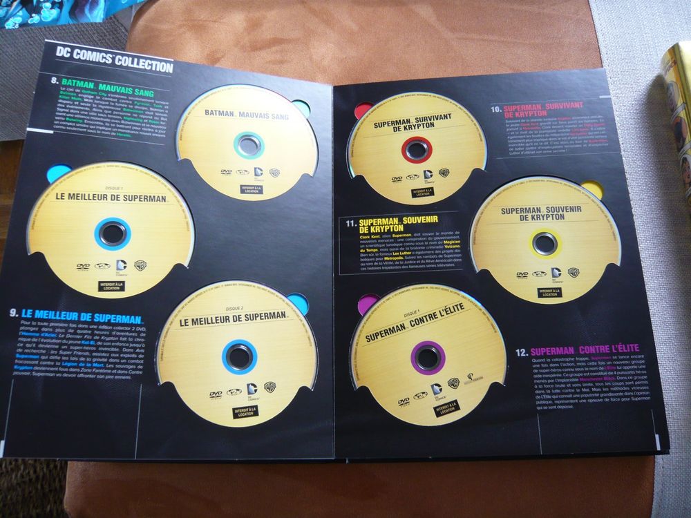 DC COMICS COLLECTION 21 FILMS EN DVD + GROS LIVRE SCELLE !! | Kaufen ...