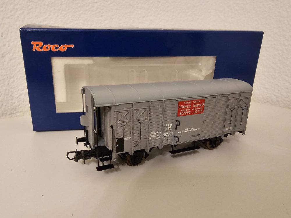Roco 66211 - SBB gedeckter Weinfasswagenweiss H0/DC | Kaufen auf Ricardo