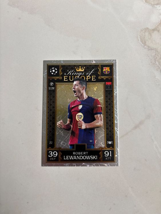 Lewandowski Match Attax Extra 2024/25 Kings of Europe (Neu und ...