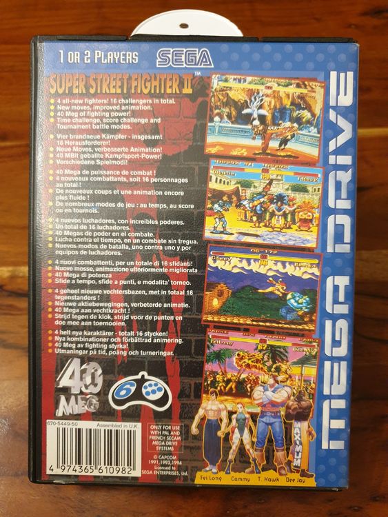 SEGA Mega Drive Super Street Fighter II (Gebraucht) in Rain für CHF 60 – mit Lieferung auf ...
