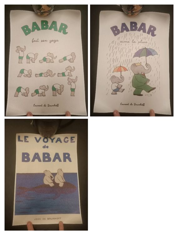 4 Posters vintage Babar (Neu (gemäss Beschreibung)) in Lausanne für CHF ...