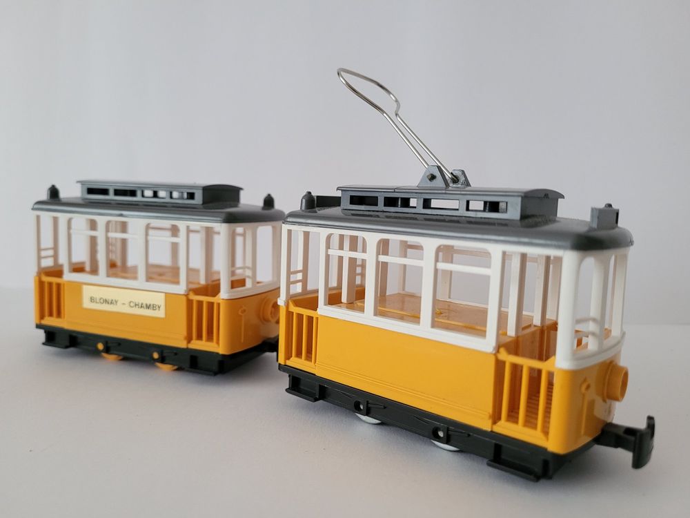 Lehmann Gnomy Tram avec remorque, Friction Motor, W. Germany (D ...