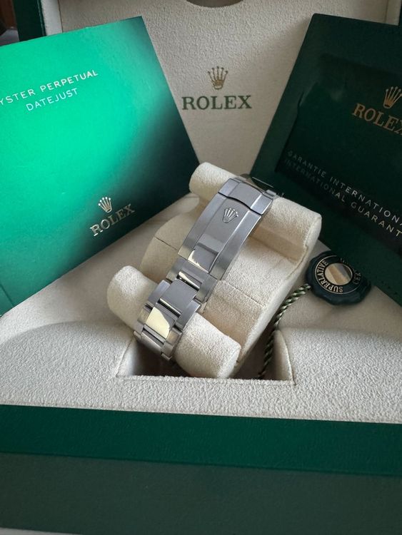 Rolex Datejust 41mm „who cares? im already late!“ (Neu und ...