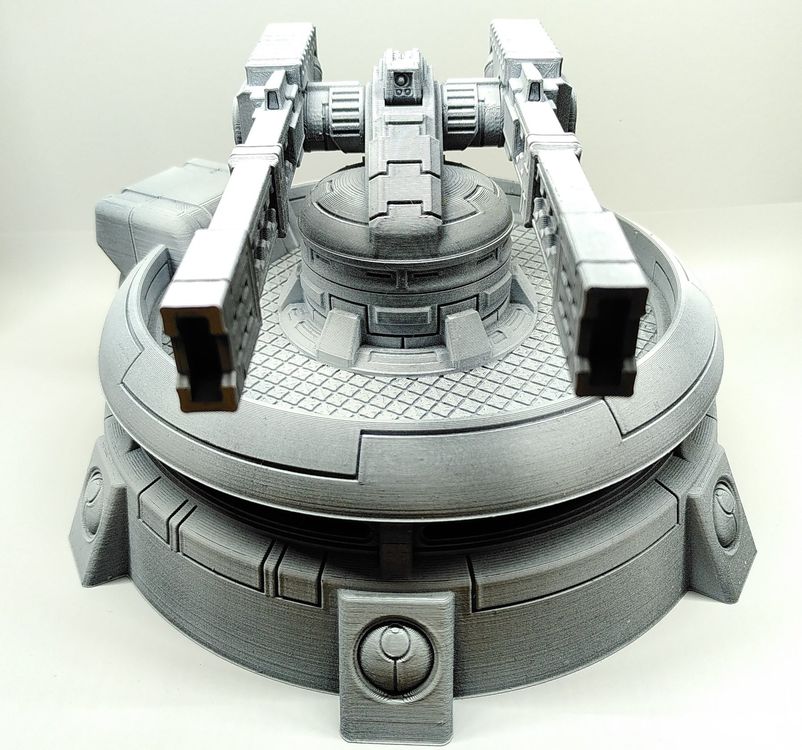 Warhammer 40k Tau bunker rail gun terrain wargame miniature (Neu ...