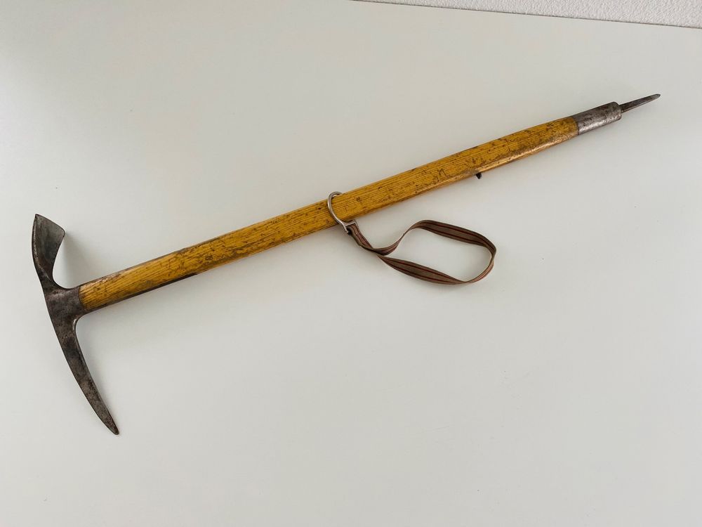 antiker Eispickel Pickel Gebirgspickel STUBAI Militär Armee | Kaufen auf Ricardo