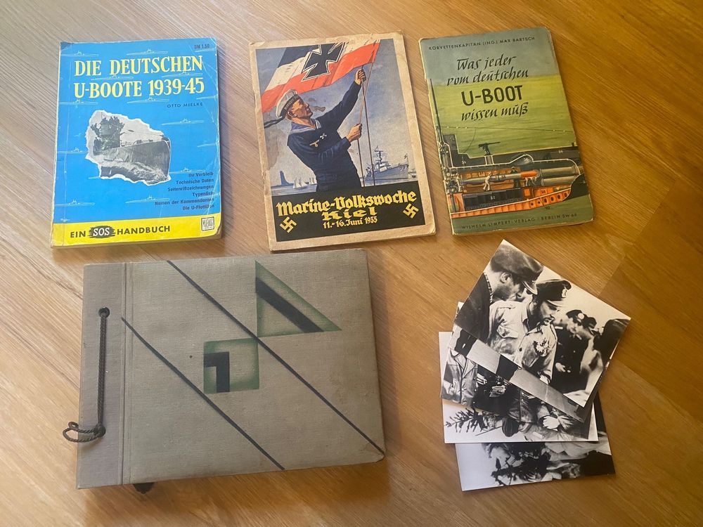 U-BOOT lot, with album, books & archive photos WW2 WK2 (Gebraucht) in ...