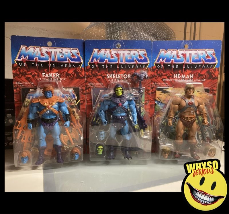 MOTU Classics Ultimates He-Man,Faker,Skeletor von Super7 (Neu und ...