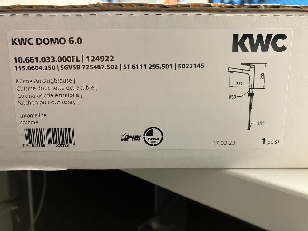 Küchenmischer KWC Domo 6.0 | Kaufen auf Ricardo