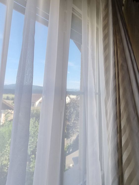 Vorhang Voile weiss neu 300 x 175 cm (Neu und originalverpackt) in ...
