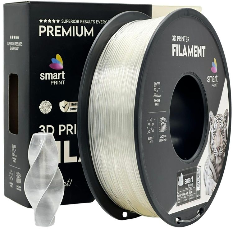 TPU (Flexibel) Filament, 1.75 mm, 1 kg, transparent (Neu und ...