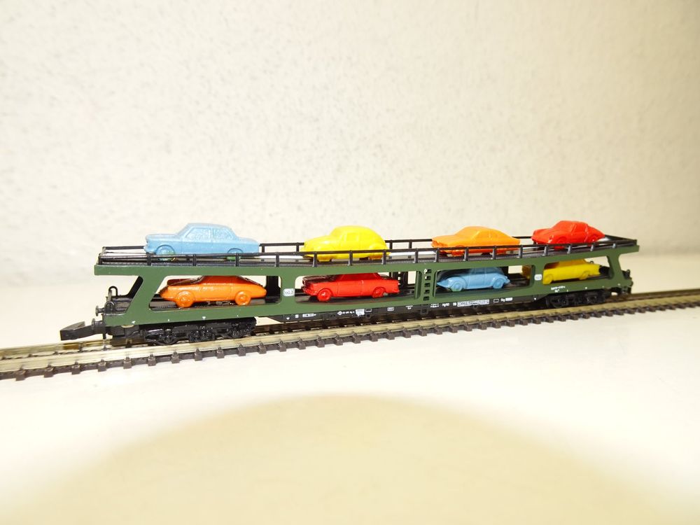 Märklin Güterwagen Autotransport Autoreisezug Spur Z 8714 (Neu (gemäss ...