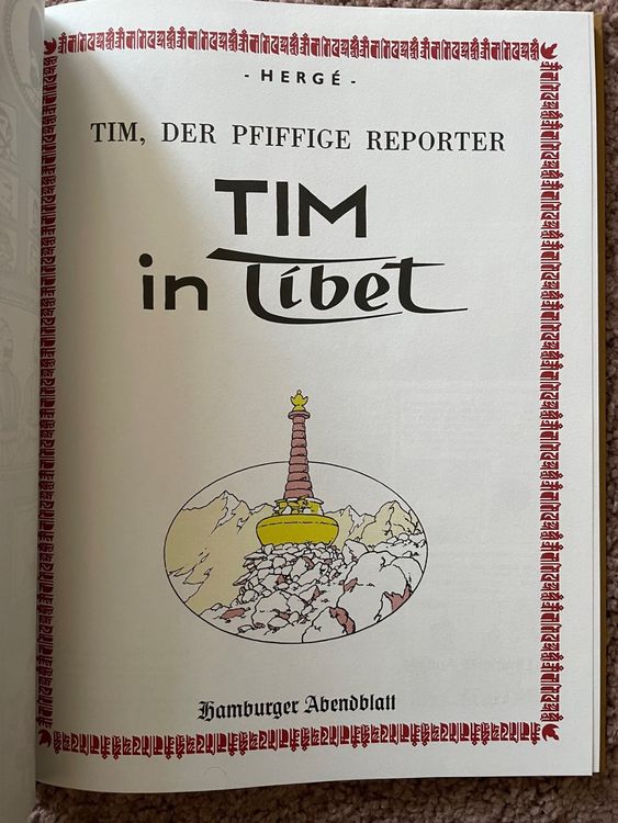 Tim in Tibet, Sammlerausgabe Hamburger Abendblatt, limitiert | Kaufen ...