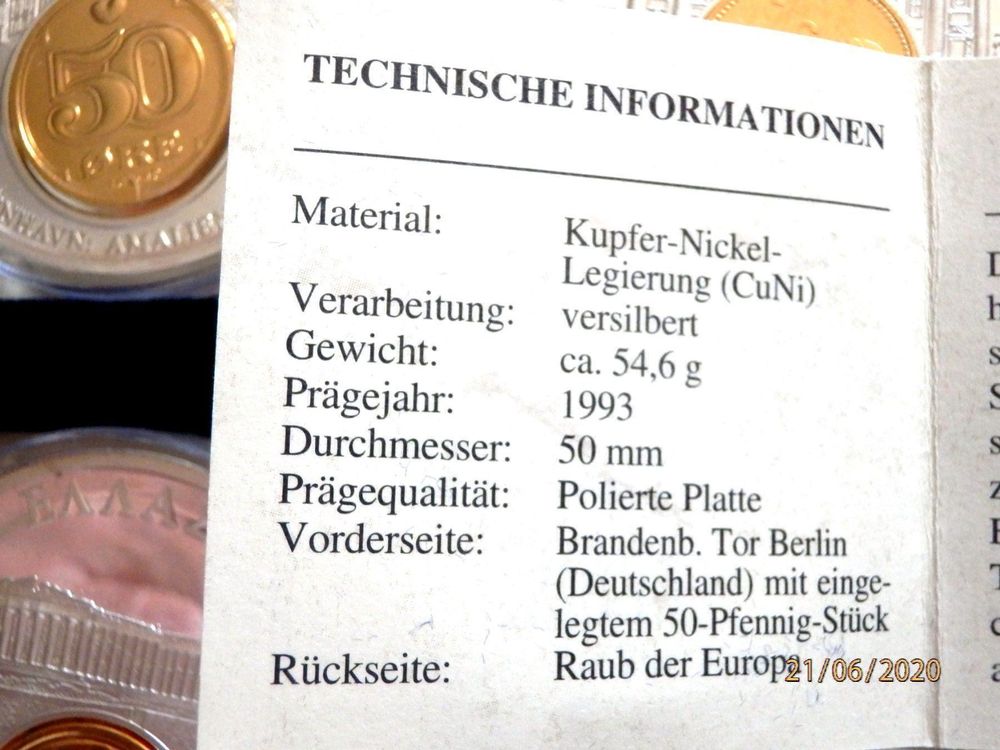 Münzen Sammlung, Das Geld Europas (Gebraucht) in Ueberstorf für CHF 90 ...