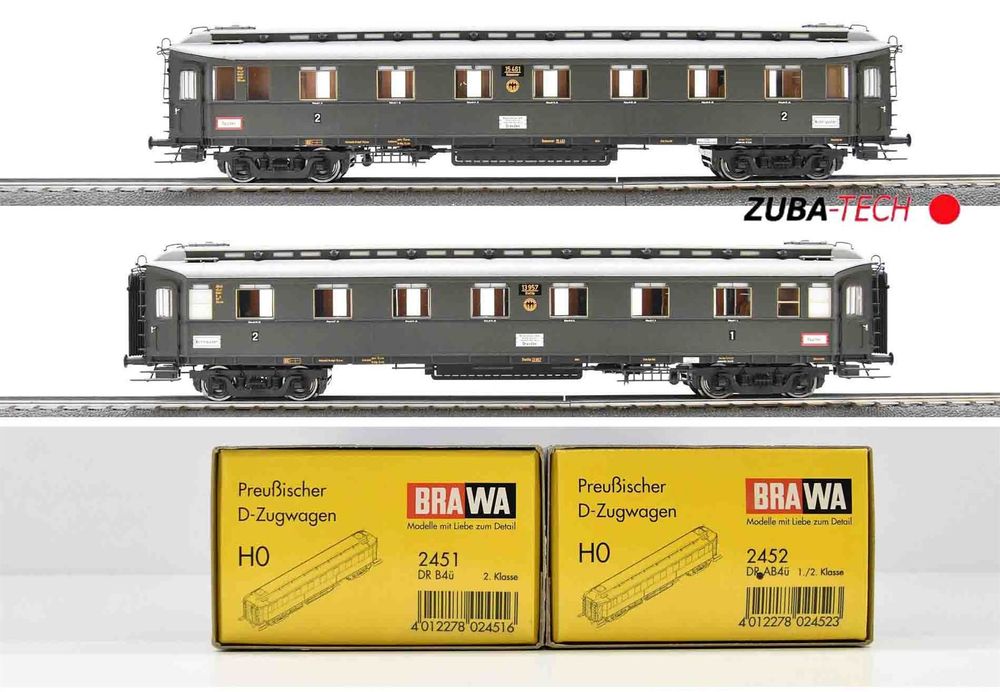 Brawa 2x Preussische D-Zug Wagen SBB H0 (Gebraucht) in St. Gallen für ...