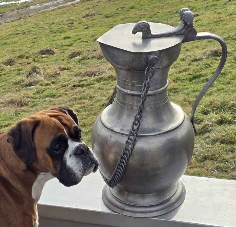 Grosser Antiker Zinnkrug seltenes Sammlerstueck! 10kg. (Gebraucht) in ...