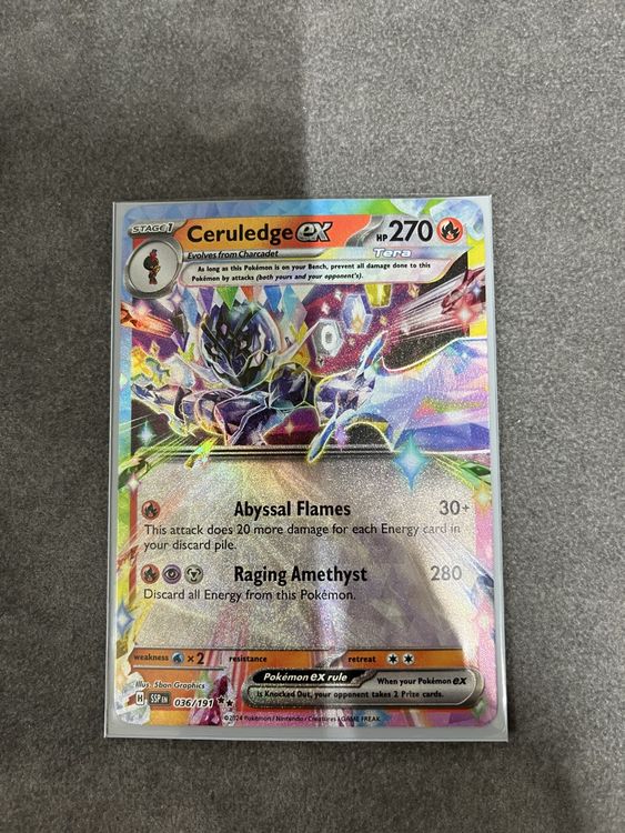 Carte Pokémon Ceruledge ex 036/191 | Kaufen auf Ricardo