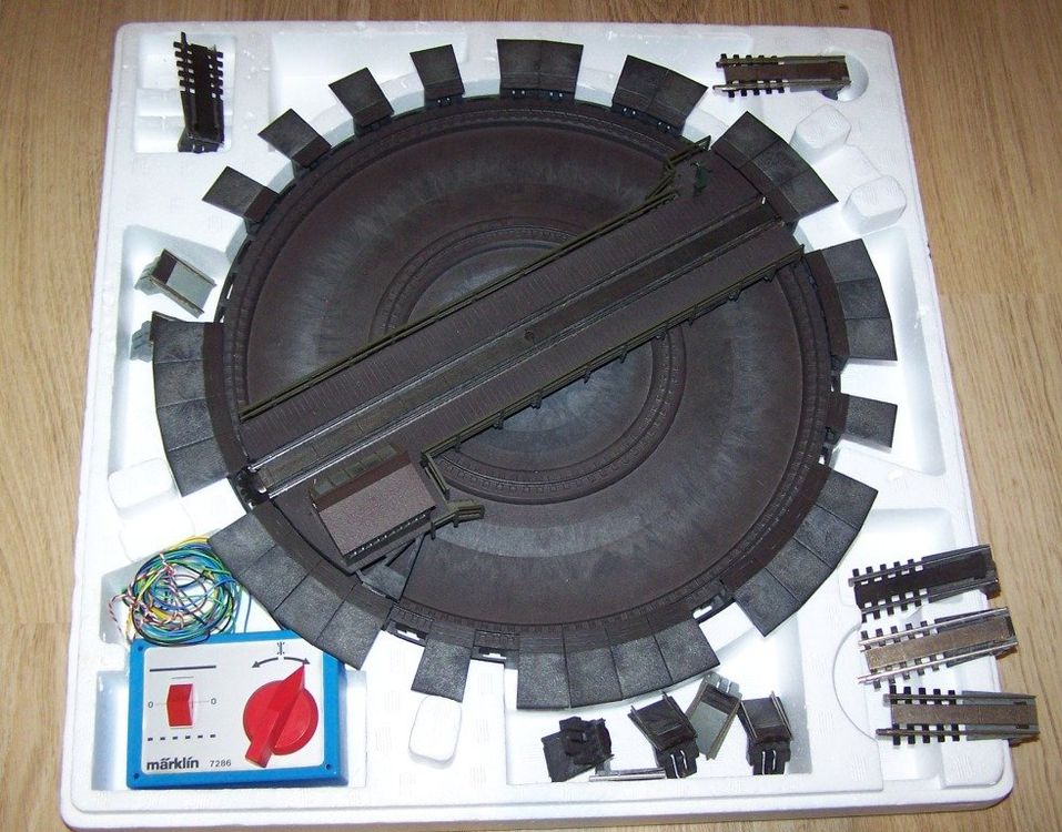 Märklin H0 7286 Drehscheibe + 7287 Digital-Set, in OVP (Gebraucht) in ...