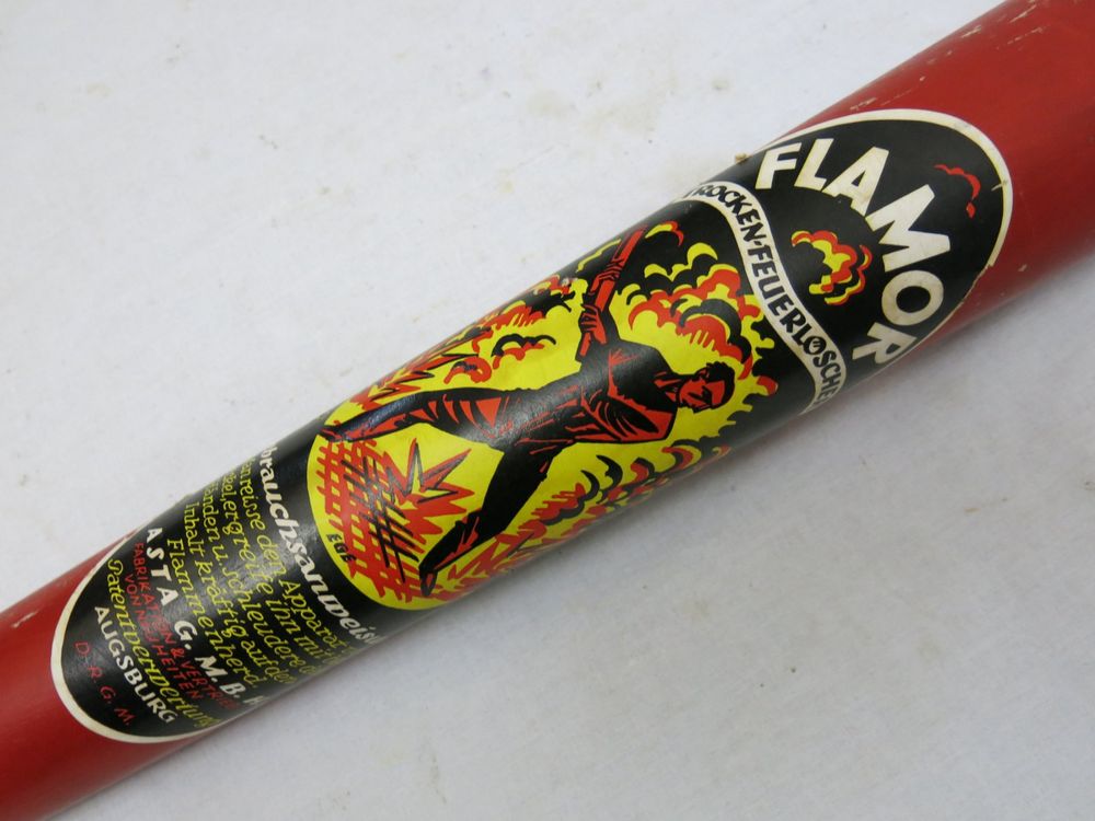 Kellerfund Selten Patina Kurios Flamor Trockenfeuerlöscher | Acheter ...