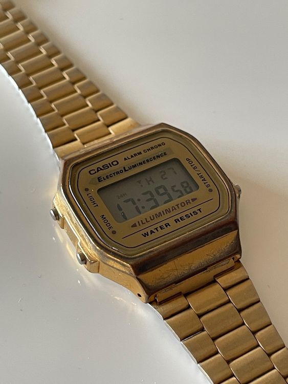 Casio Digitaluhr Retro Gold Unisex | Kaufen auf Ricardo