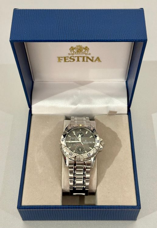 NEU: Festina 16059 Edelstahl Quarzuhr, ewiger Kalender (Neu und ...